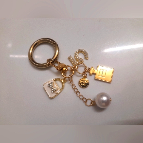 CHANEL | Jewelry | Chanel Charm Keychain Repurposed | Poshmark